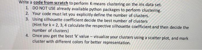 Solved Please do this code in Python using jupyter notebook. | Chegg.com