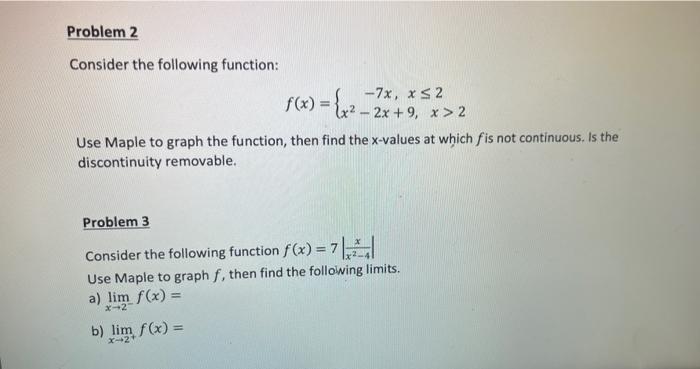 Solved Consider the following function: | Chegg.com