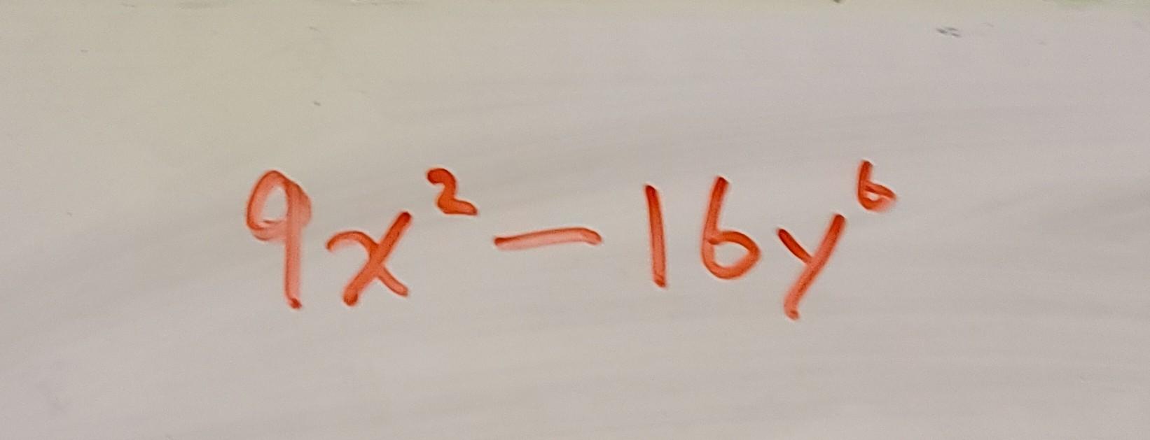 Solved 9x?-16y" | Chegg.com