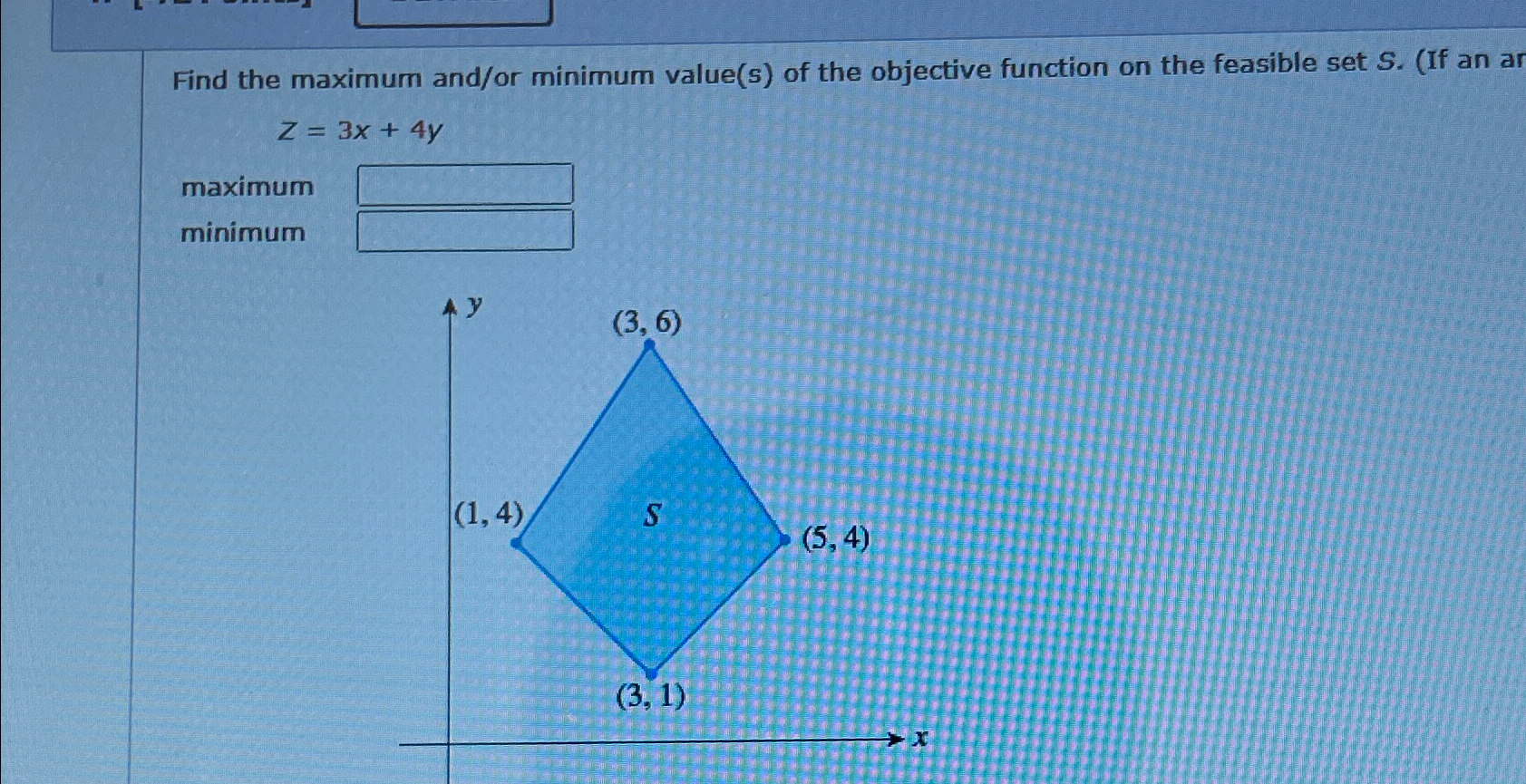 Solved Find The Maximum And Or Minimum Value S ﻿of The