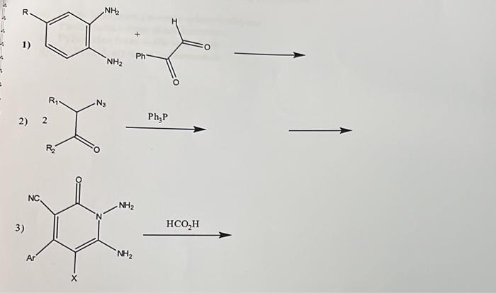 Solved 1) 2) Ph3P 3) HCO2H | Chegg.com