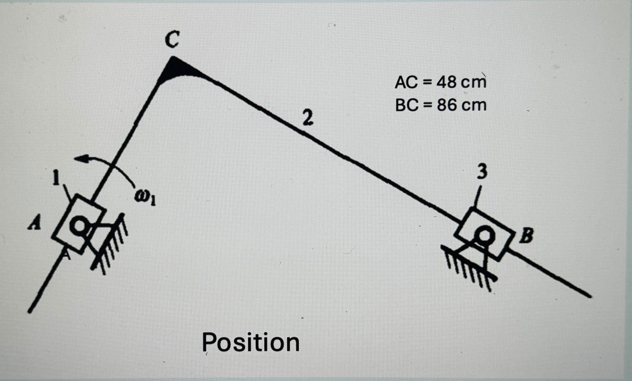 Solved Figure 1 ﻿shows the kinematic diagram of the | Chegg.com
