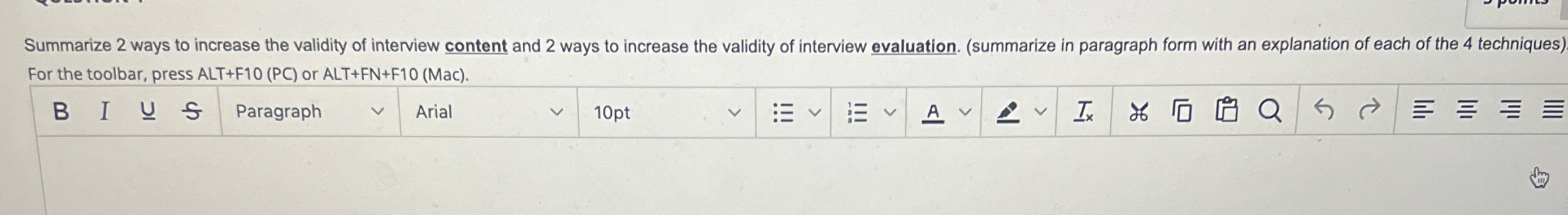 Solved Summarize 2 ﻿ways to increase the validity of | Chegg.com