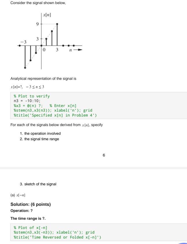 Solved Consider the signal shown below, Analytical | Chegg.com
