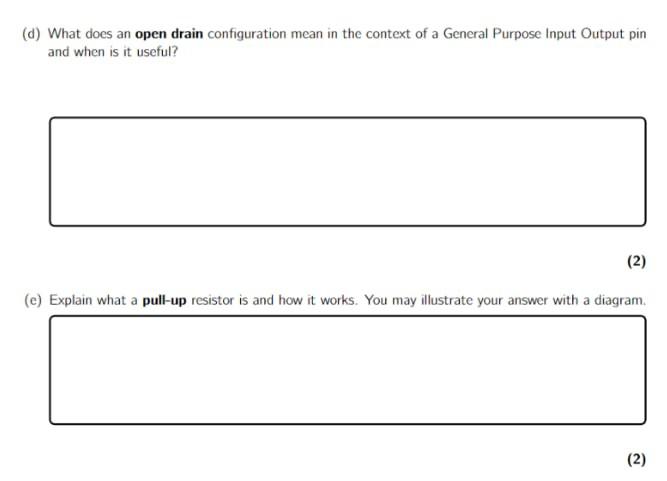 Solved (a) The STM32F051 microcontroller has a 32 bit word | Chegg.com