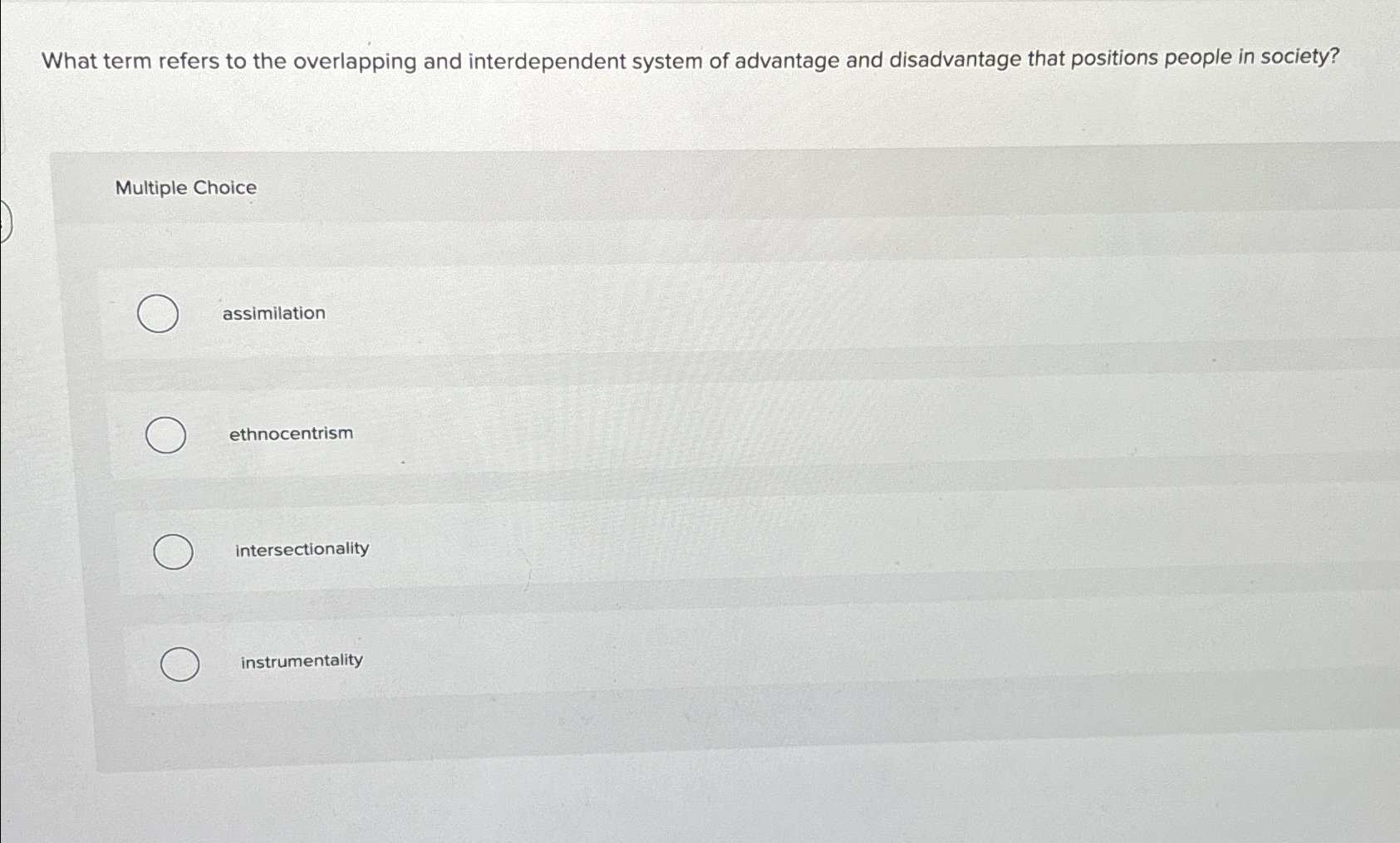 Solved What term refers to the overlapping and | Chegg.com