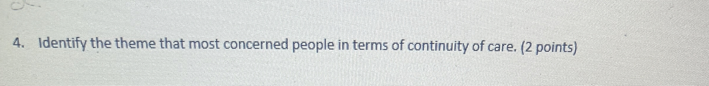 High Quality SOLUTION Identify the theme that most concerned people in ...