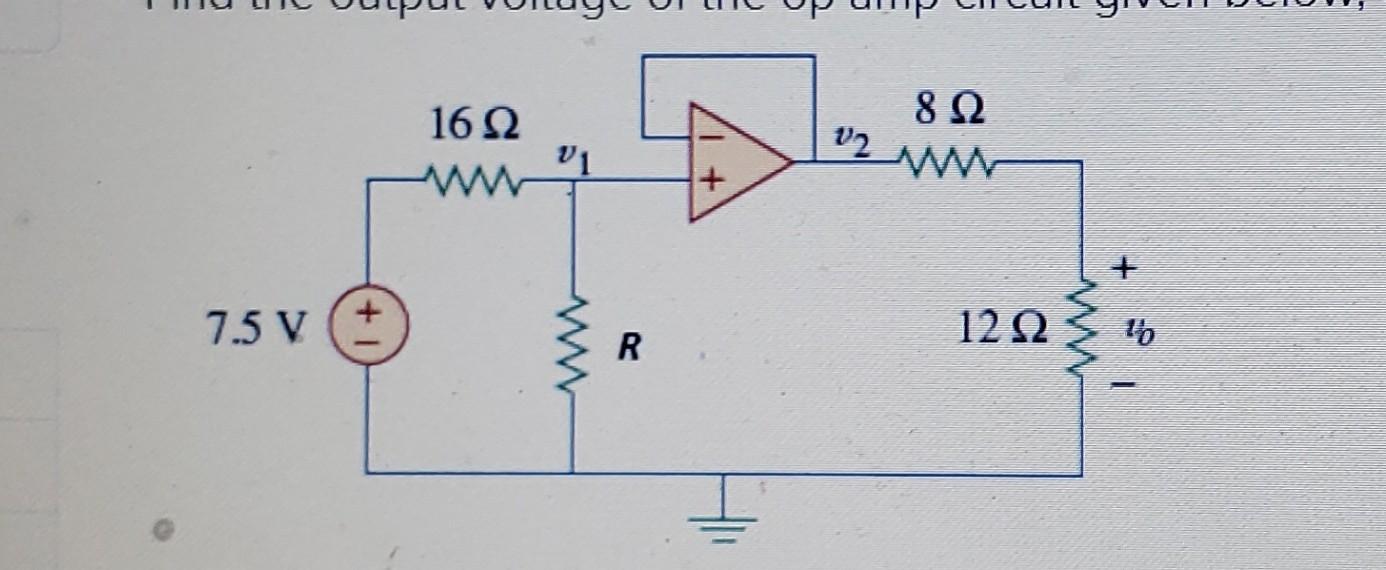 Solved Find the output voltage of the op amp circuit given | Chegg.com Solved Find the output voltage of the op amp circuit given | Chegg.com