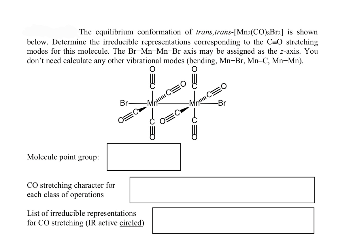 Solved The equilibrium conformation of trans, | Chegg.com