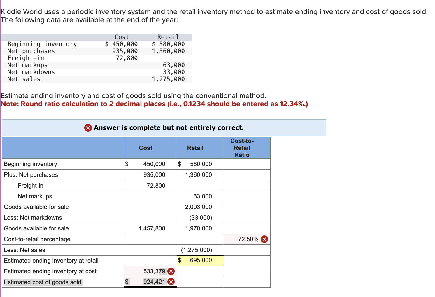 Solved Kiddie World uses a periodic inventory system and the | Chegg.com