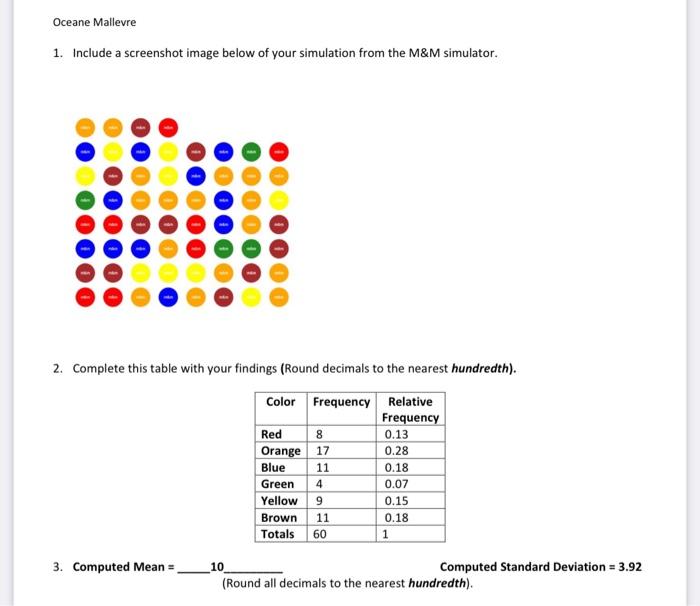 Solved 1. Include a screenshot image below of your | Chegg.com
