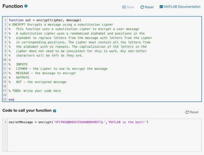 Solved Function Save Reset Matlab Documentation 3 1