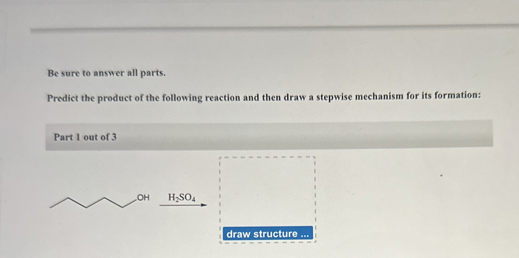 Solved Be sure to answer all parts.Predict the product of | Chegg.com