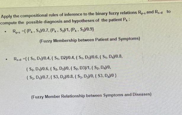 Apply the compositional rules of inference to the | Chegg.com