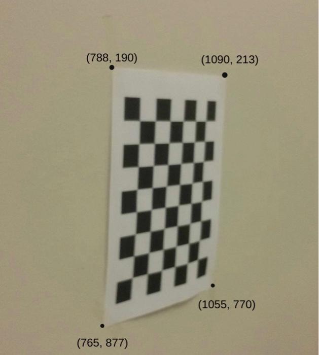 Solved Compute homography transformation (SVD)in | Chegg.com