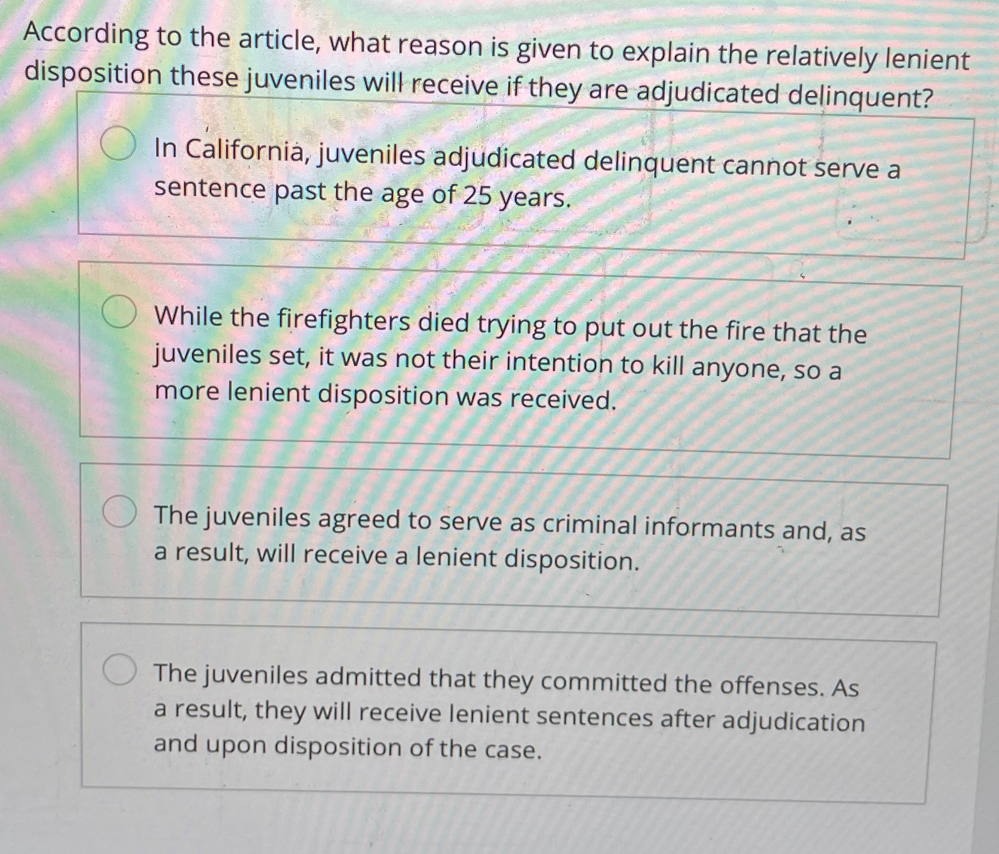Solved According to the article, what reason is given to | Chegg.com