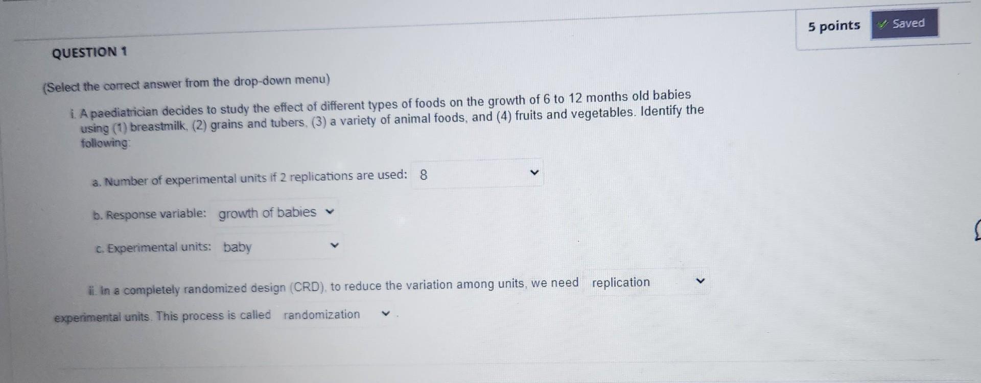Solved (Select the correct answer from the drop-down menu) | Chegg.com