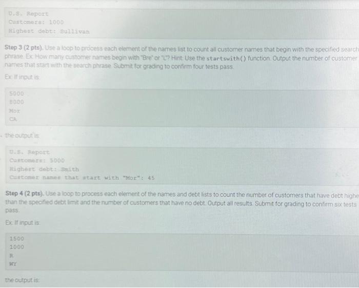 Solved Program Specifications Write a program to search | Chegg.com