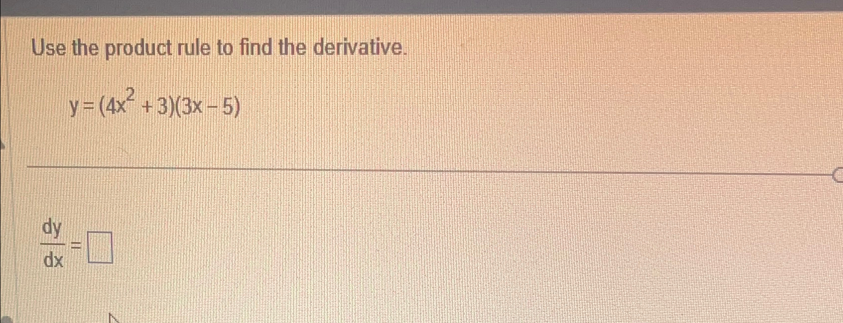 Solved Use the product rule to find the | Chegg.com