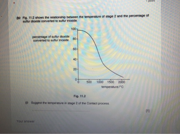 Solved Sulfuric acid is manufactured by the Contact process. | Chegg.com