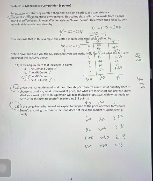 ECO 101: Introduction to Microeconomics Problem Set | Chegg.com