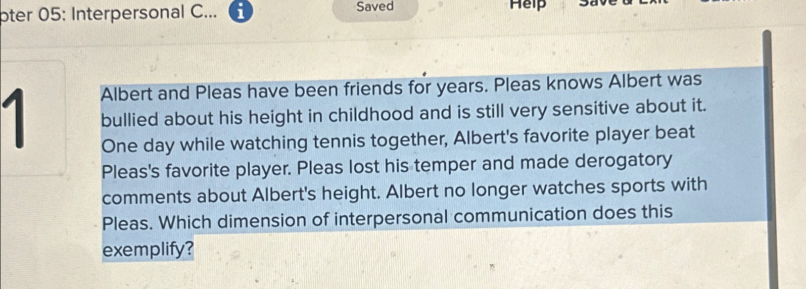 Solved Albert and Pleas have been friends for years. Pleas | Chegg.com