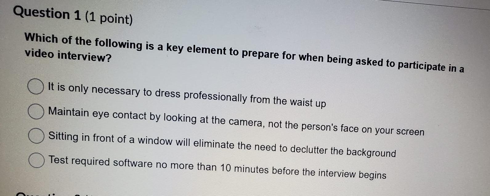 Solved Question 1 (1 ﻿point)Which of the following is a key | Chegg.com