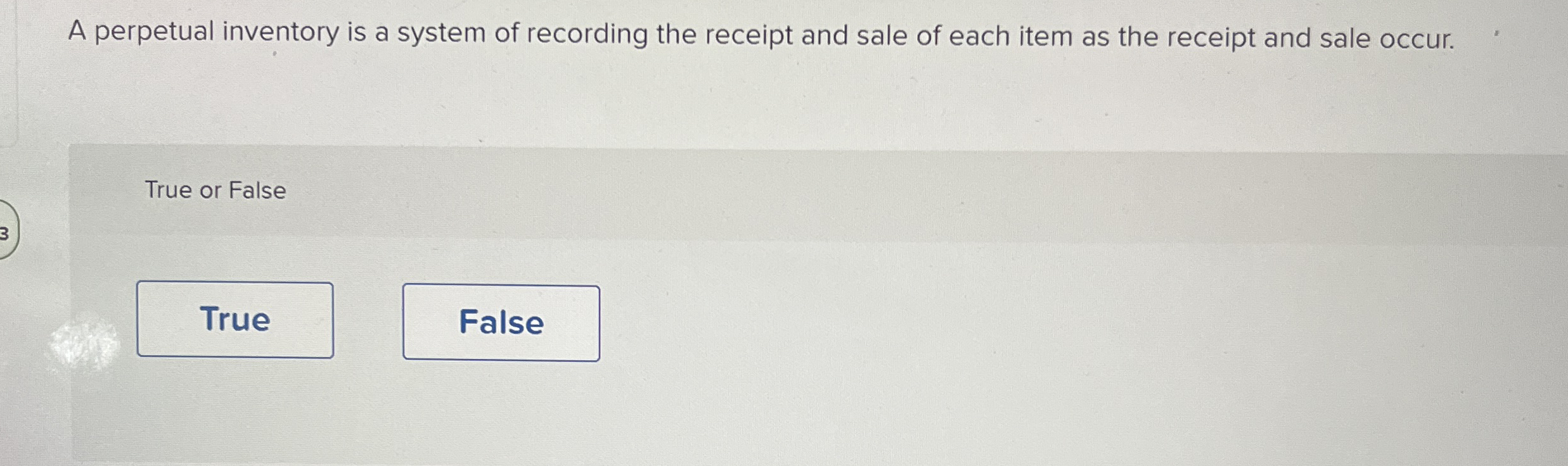 Solved A perpetual inventory is a system of recording the | Chegg.com