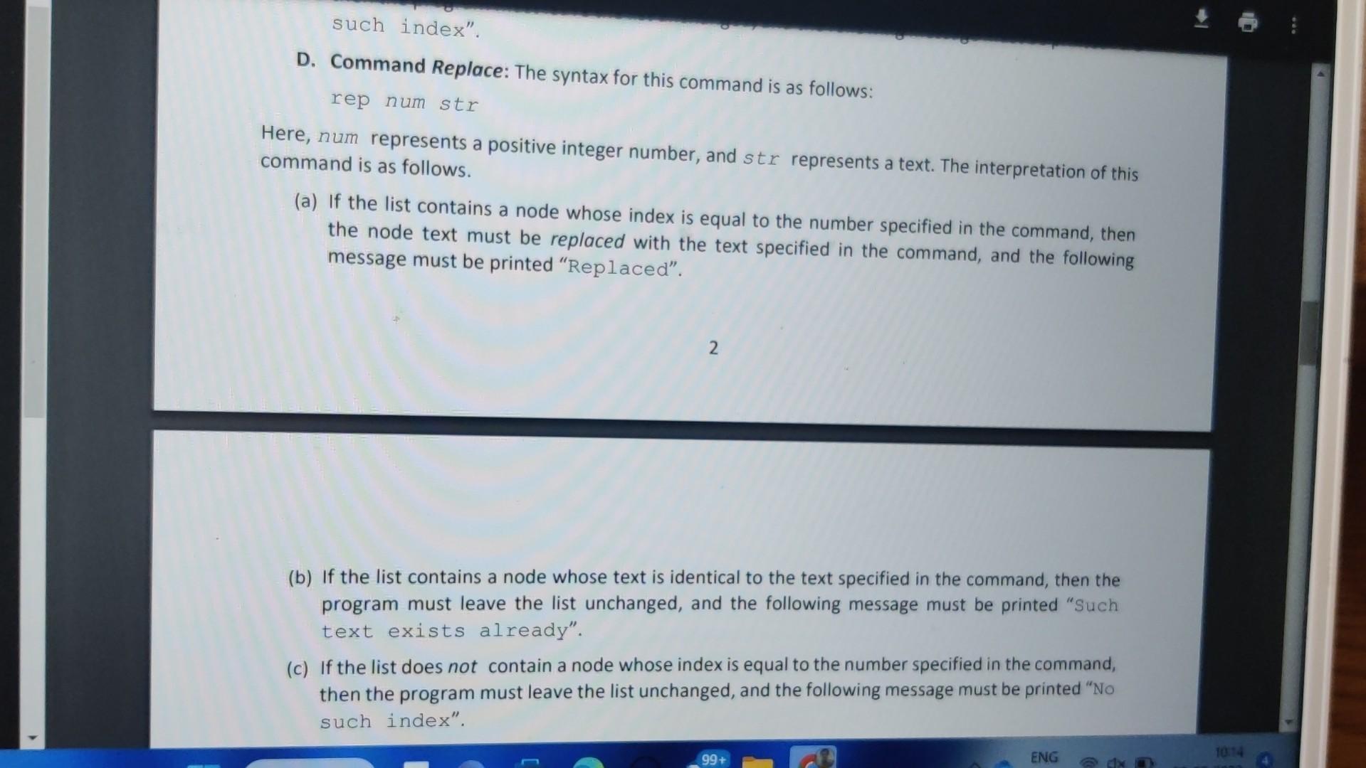 Solved Description You are required to write an interactive | Chegg.com
