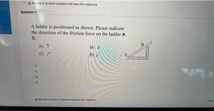 Solved A ladder is positioned as shown. Please indicate the | Chegg.com