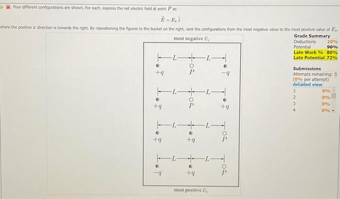 Solved (s\$6) Problem 3: A vanety of electric charges tus | Chegg.com