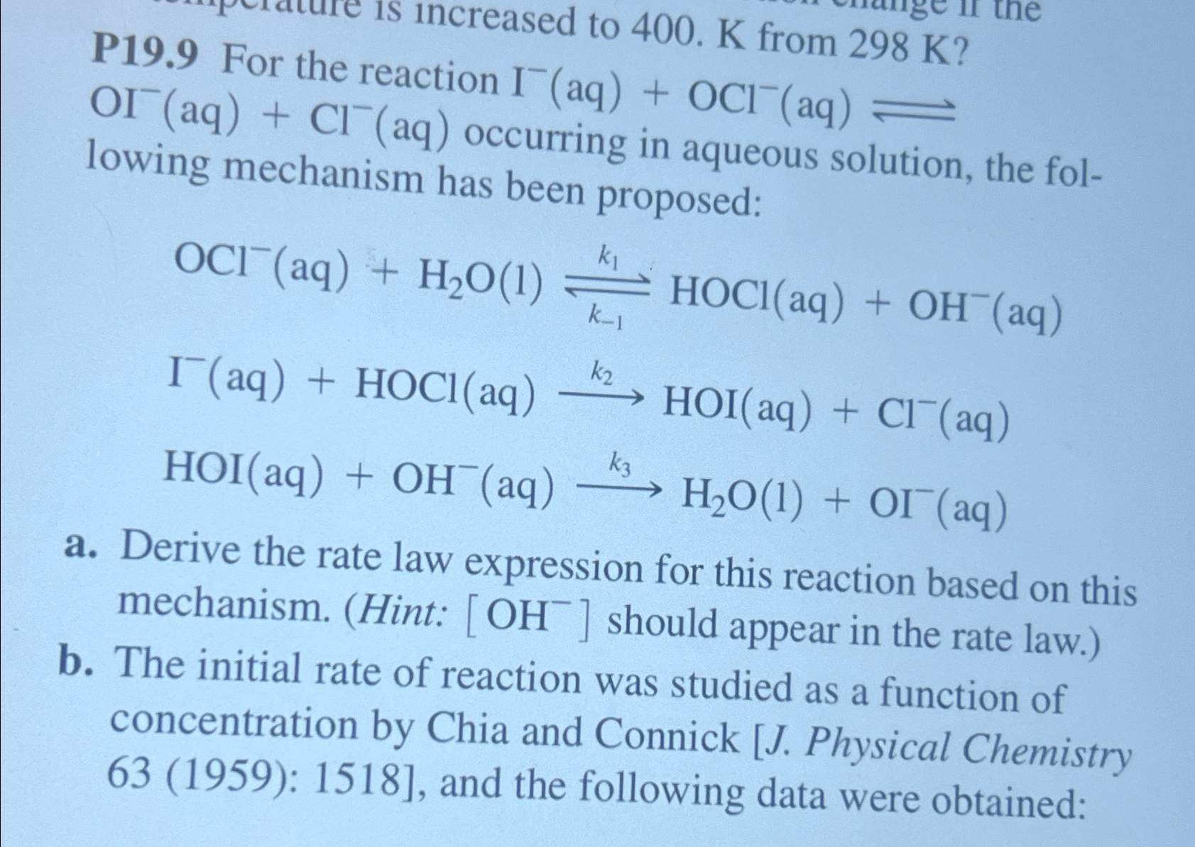 Solved sed to 400.K ﻿from | Chegg.com