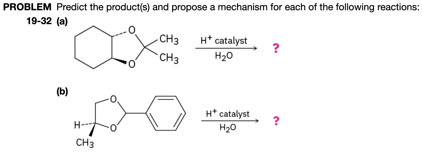 Solved PROBLEM 19-32Predict the product(s) ﻿and propose a | Chegg.com