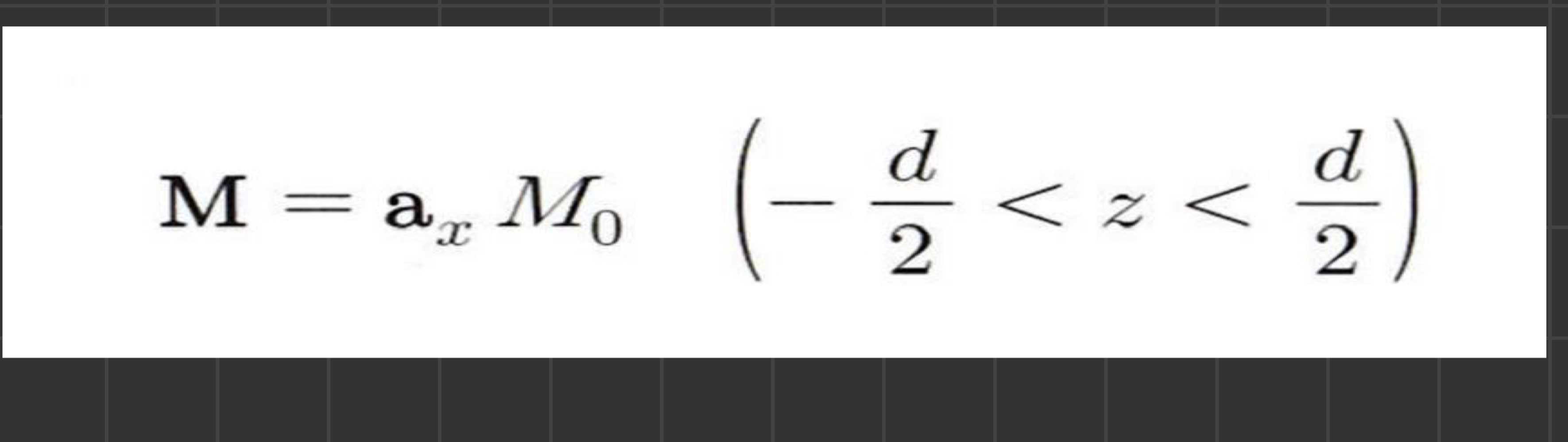 Solved An infinitely wide block is permanently magnetized as | Chegg.com