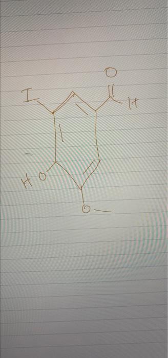 Solved how would you interpret the C NMR for 5-iodovanillin. | Chegg.com