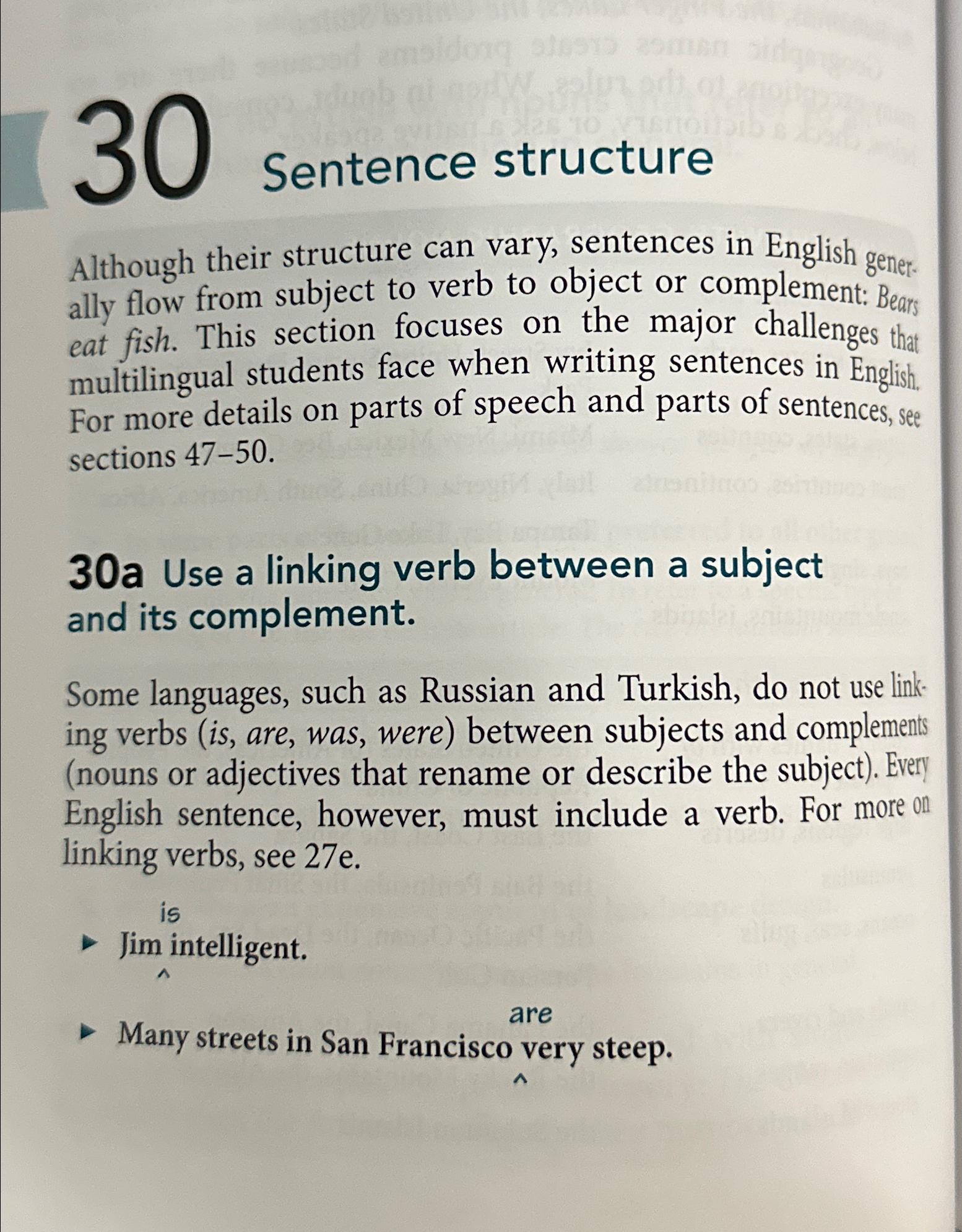 Solved Sentence structureAlthough their structure can vary, | Chegg.com