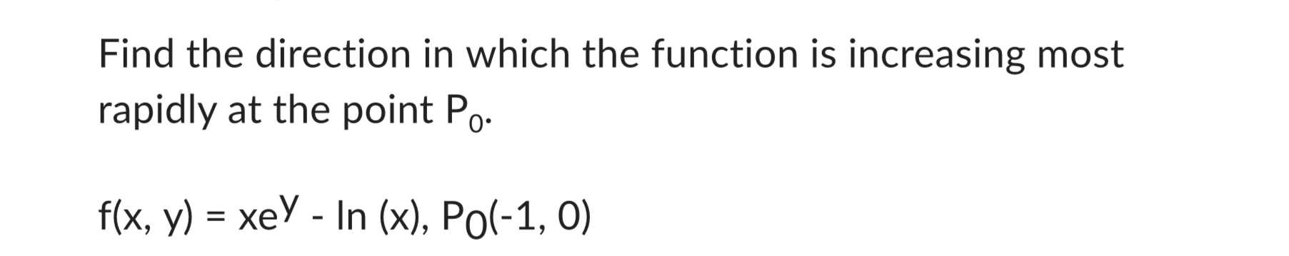 Solved Find the direction in which the function is | Chegg.com