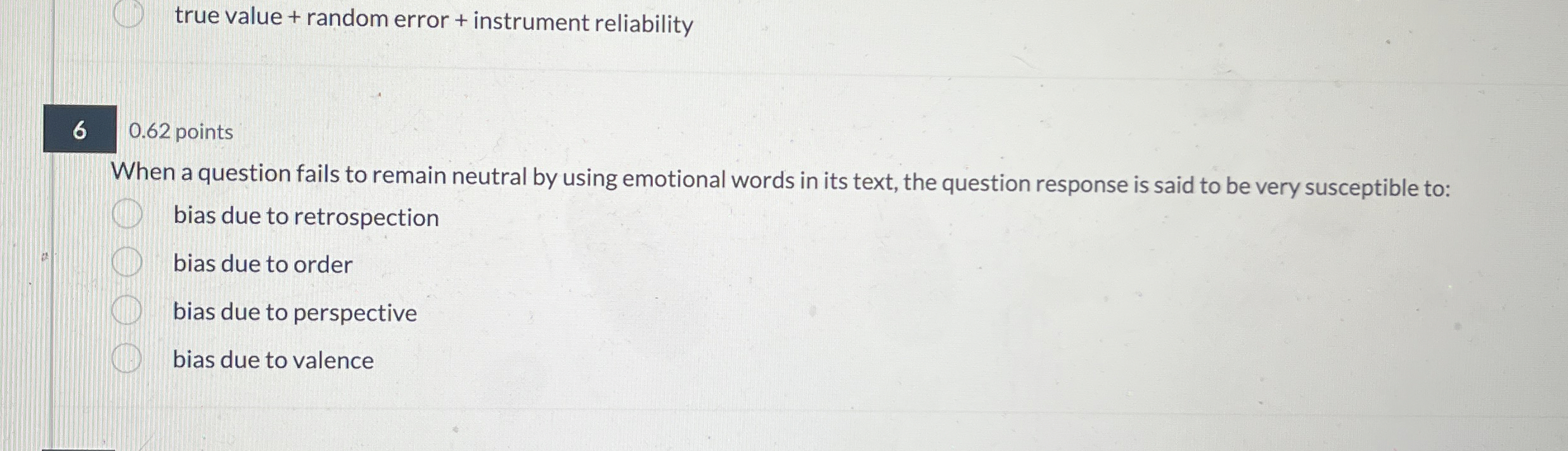 Solved true value + ﻿random error + ﻿instrument | Chegg.com