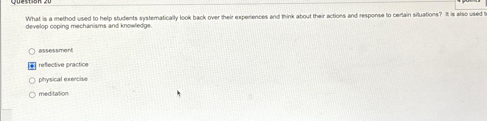 Solved What is a method used to help students systematically | Chegg.com