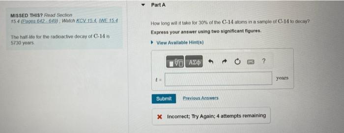 Solved MISSED THIS? Read Section 154 (Eapes. 642-649) ; | Chegg.com