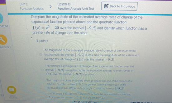 บมลT/2LESSON 13Euntion AralycisFunction Analysis Unit | Chegg.com