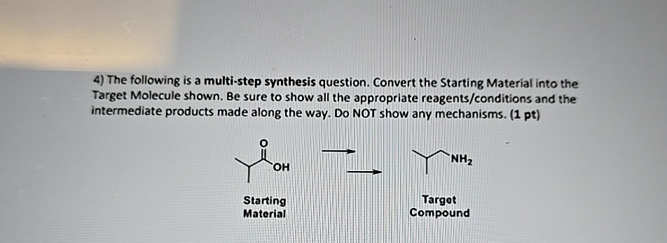 Solved The following is a multi-step synthesis question. | Chegg.com