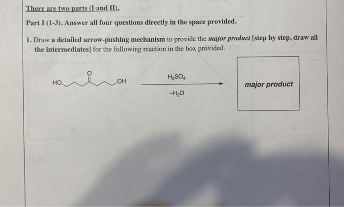 Solved There are two parts (I and II). Part I (1-3). Answer | Chegg.com