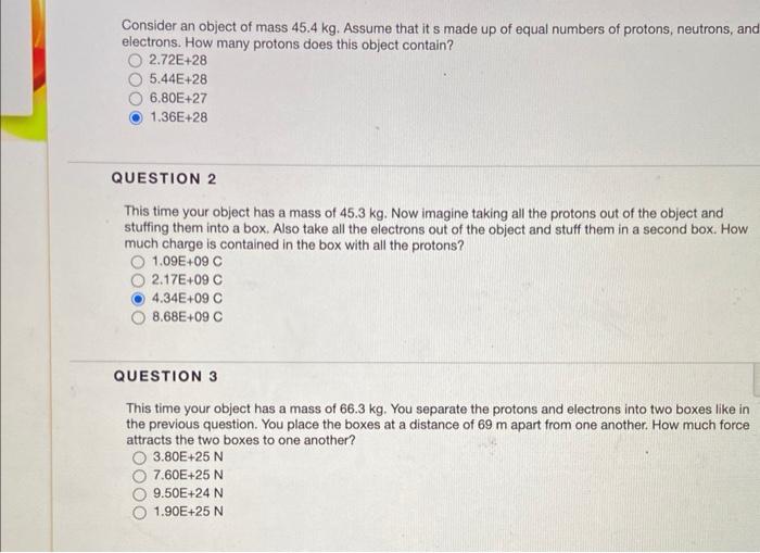 Solved Consider an object of mass 45.4 kg. Assume that it s | Chegg.com