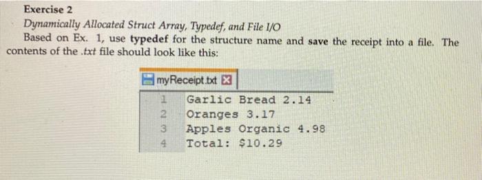Solved Exercise 1 Dynamically Allocated Struct Array You