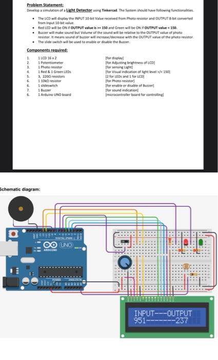 Solved Problem Statement: Develop a simulation of a Light | Chegg.com