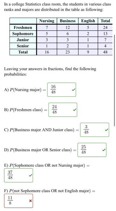 Solved In a college Statistics class room, the students in | Chegg.com Solved In a college Statistics class room, the students in | Chegg.com