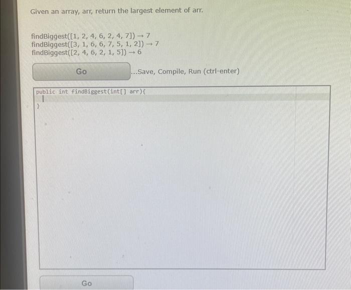 Solved Given An Array Of Ints Arr Return A New Array 
