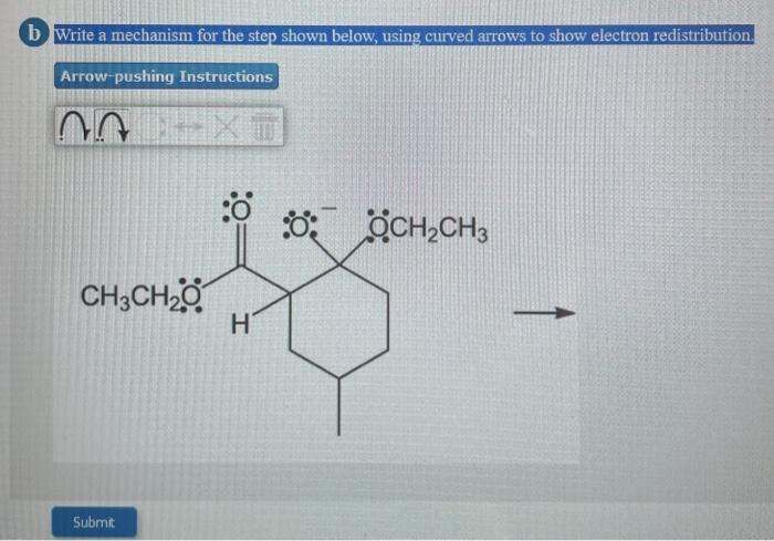 Solved b Write a mechanism for the step shown below, using | Chegg.com