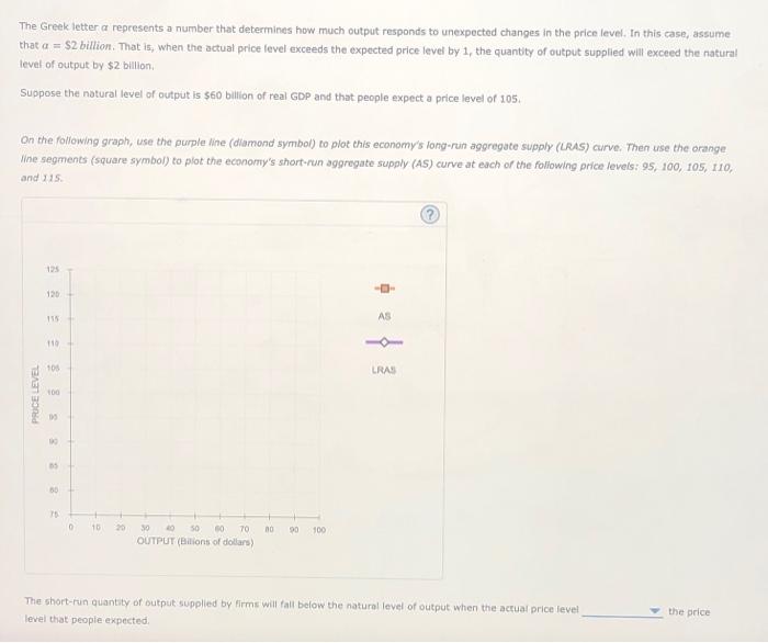 Solved The Greek letter a represents a number that | Chegg.com